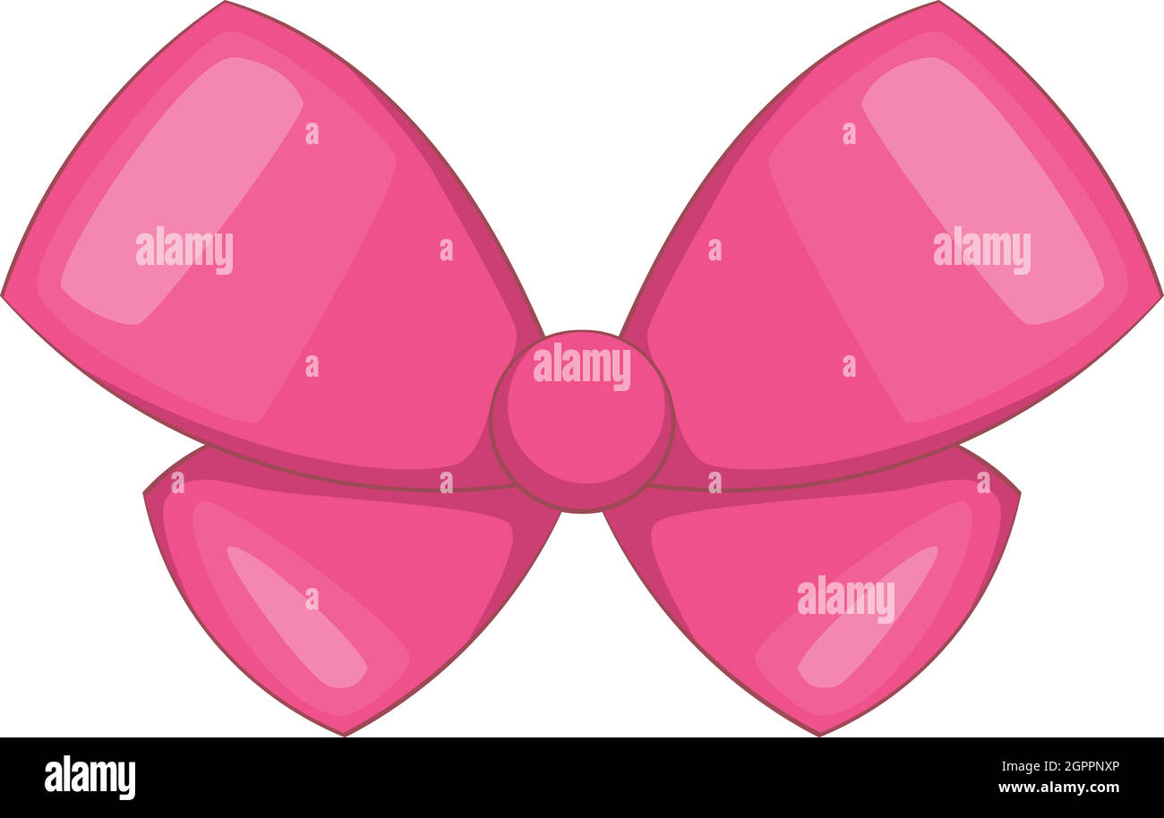 Pink bow hair Stock Vector Images - Alamy