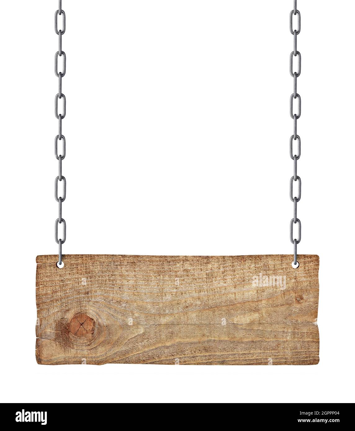 wooden sign chain ropesignboard signpost Stock Photo - Alamy