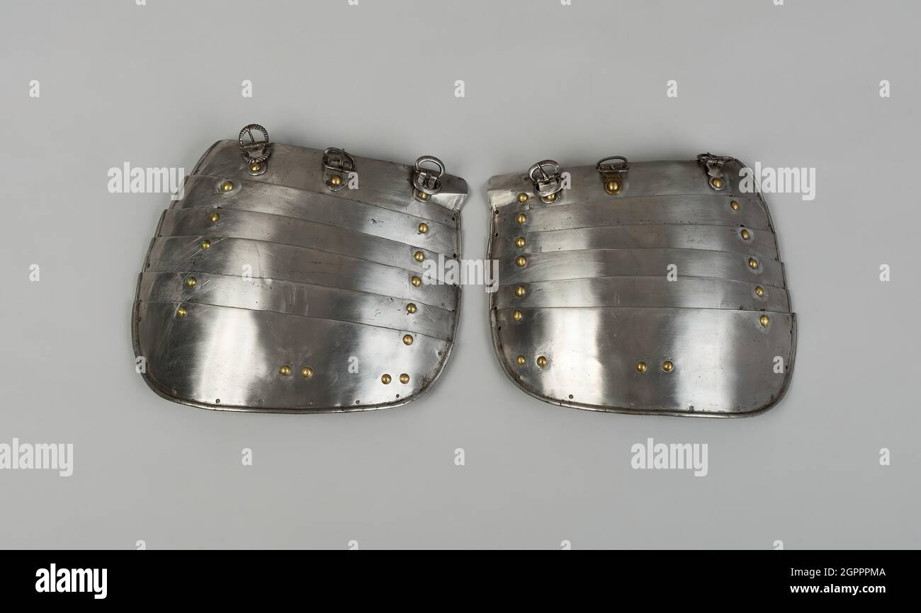 Pair of Tassets, Europe, 17th century Stock Photo - Alamy