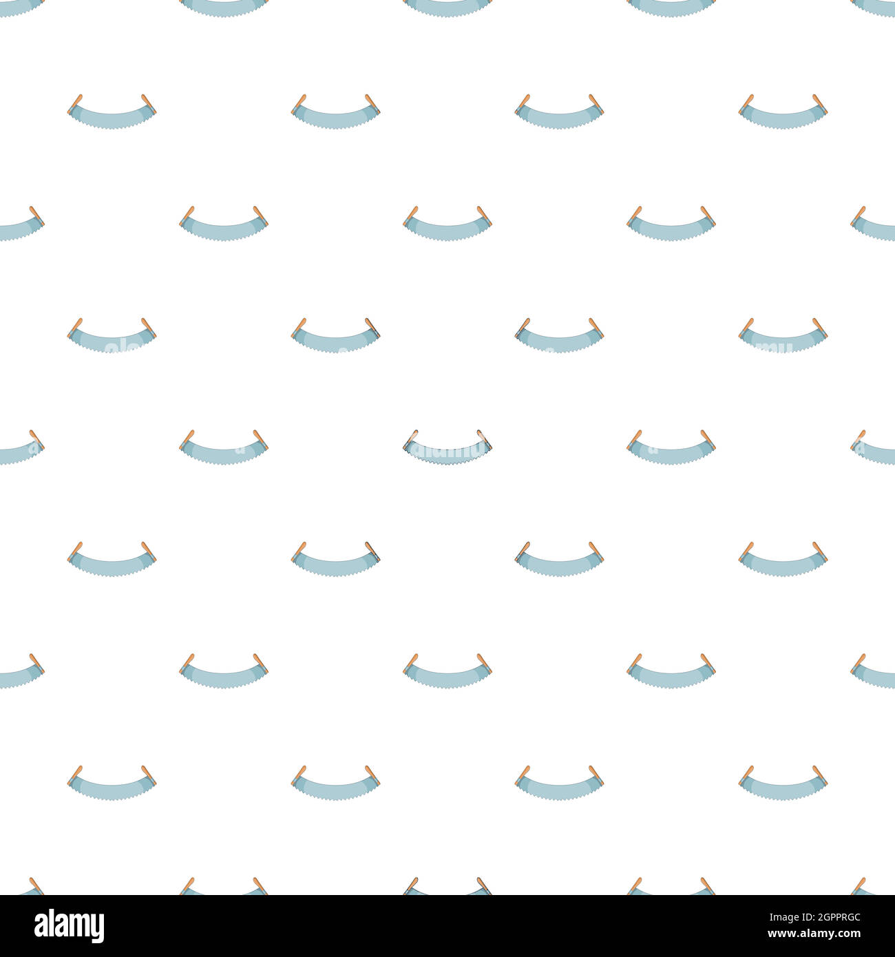 Two handled saw pattern, cartoon style Stock Vector Image & Art - Alamy