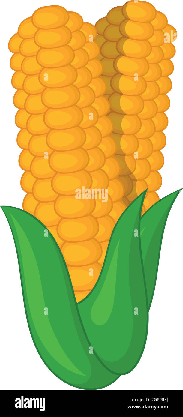 Corn icon, cartoon style Stock Vector Image & Art - Alamy