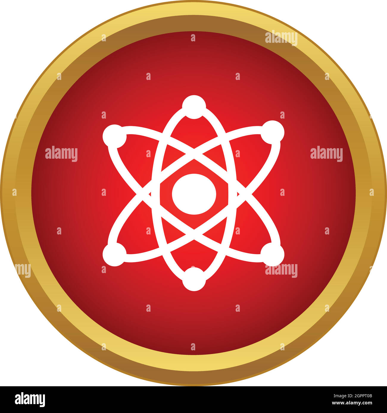 Simple atom icon hi-res stock photography and images - Alamy