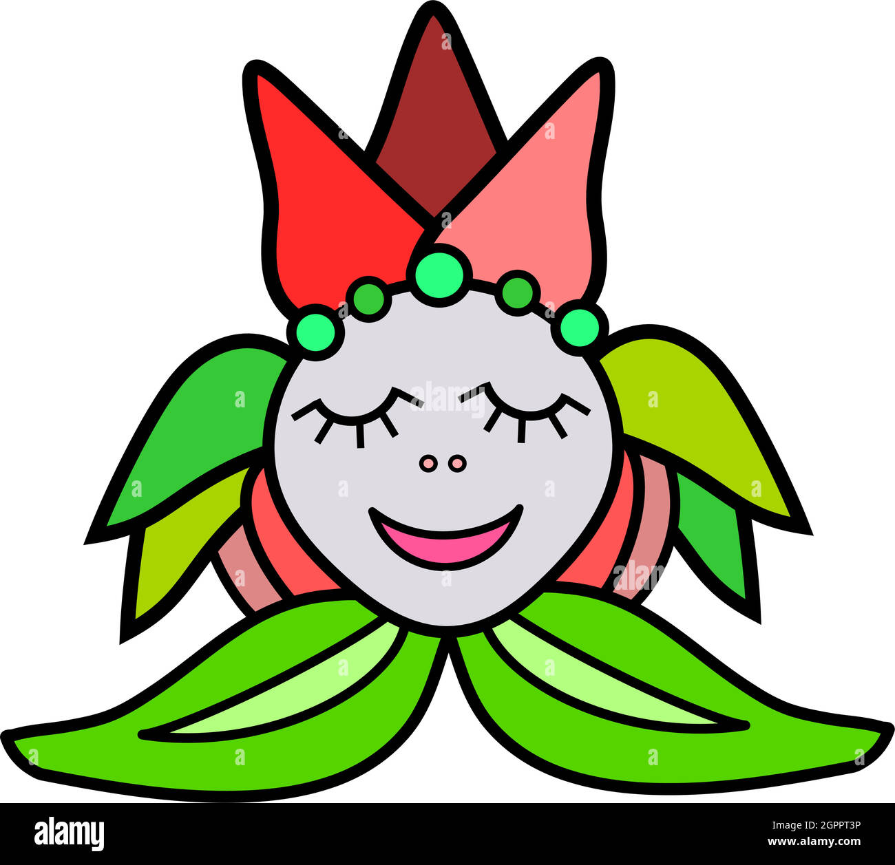 Girl book in green Stock Vector Images - Alamy