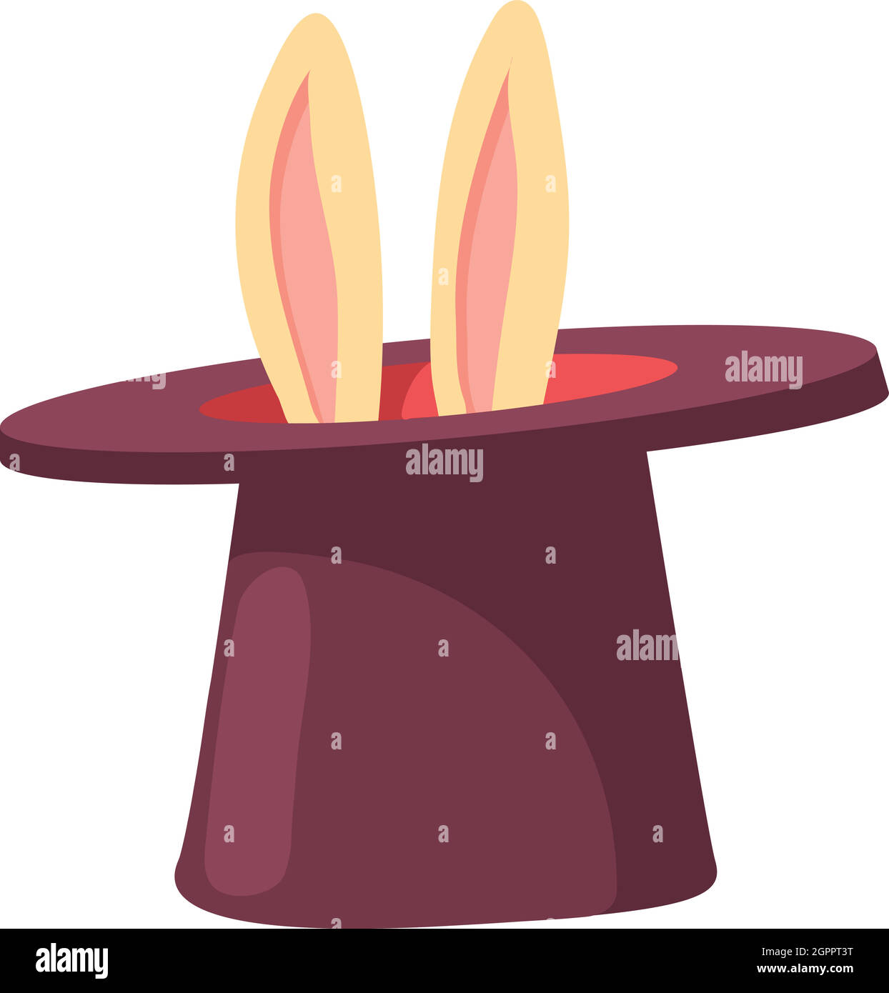 Magic hat icon, cartoon style Stock Vector Image & Art - Alamy