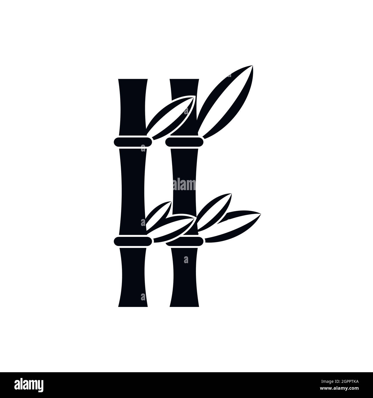 Simple design style bamboo Stock Vector Images - Alamy