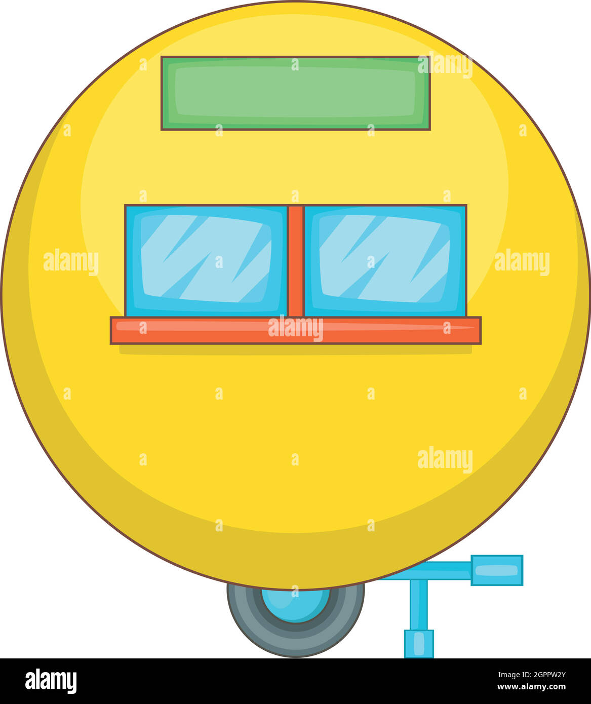 Cartoon style van hi-res stock photography and images - Alamy