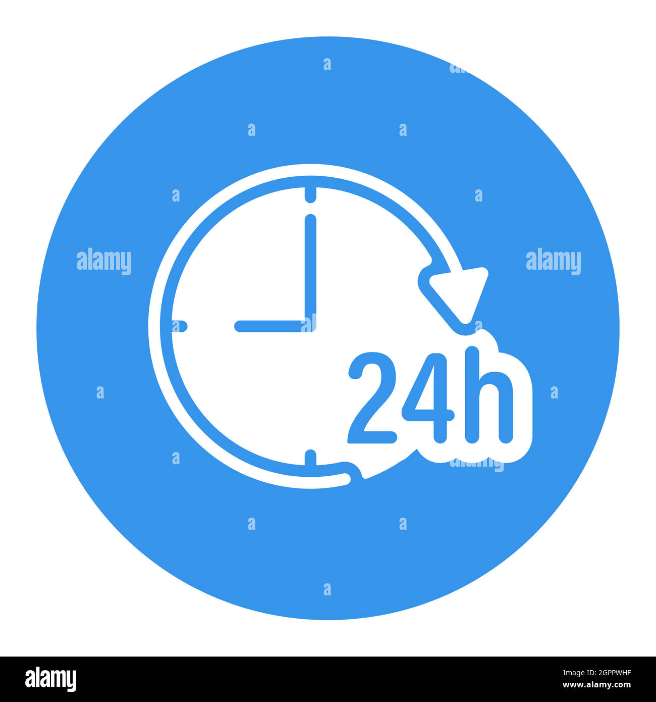 Open twenty four hours sign Cut Out Stock Images & Pictures - Alamy