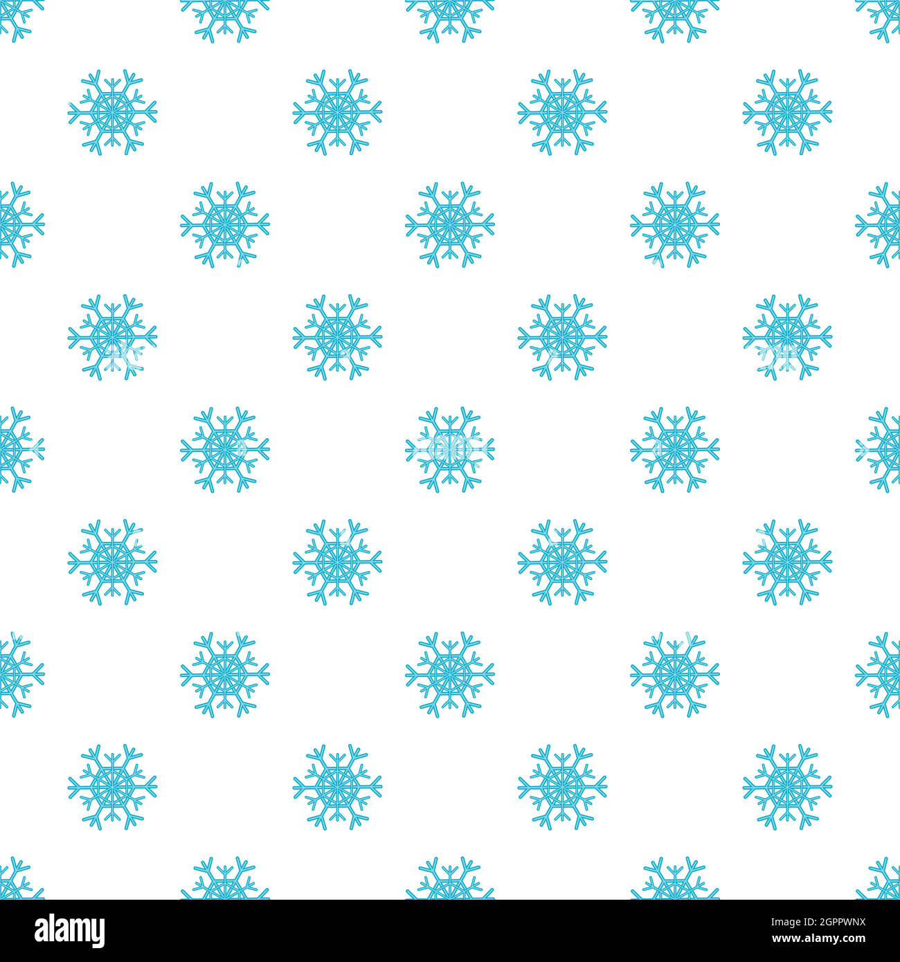 Snowflake pattern, cartoon style Stock Vector Image & Art - Alamy