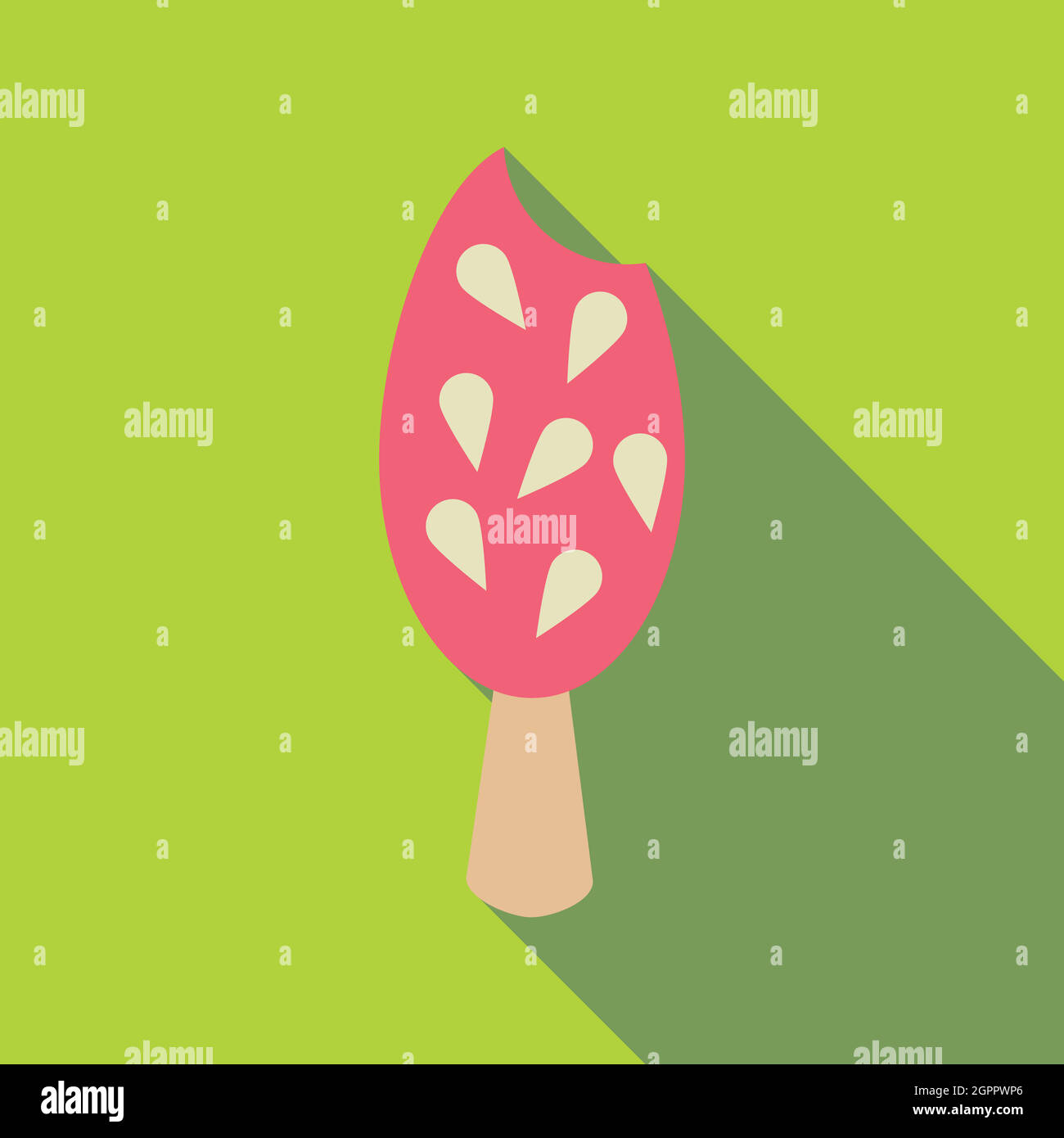 Red ice cream icon Stock Vector Images - Alamy