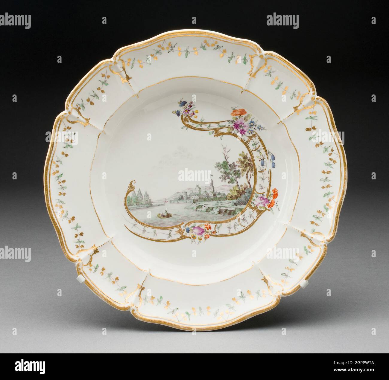 Plate, Germany, 18th century Stock Photo - Alamy