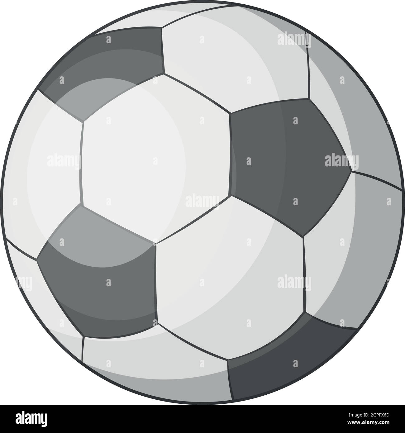 Isolated soccer ball Stock Vector Images - Alamy