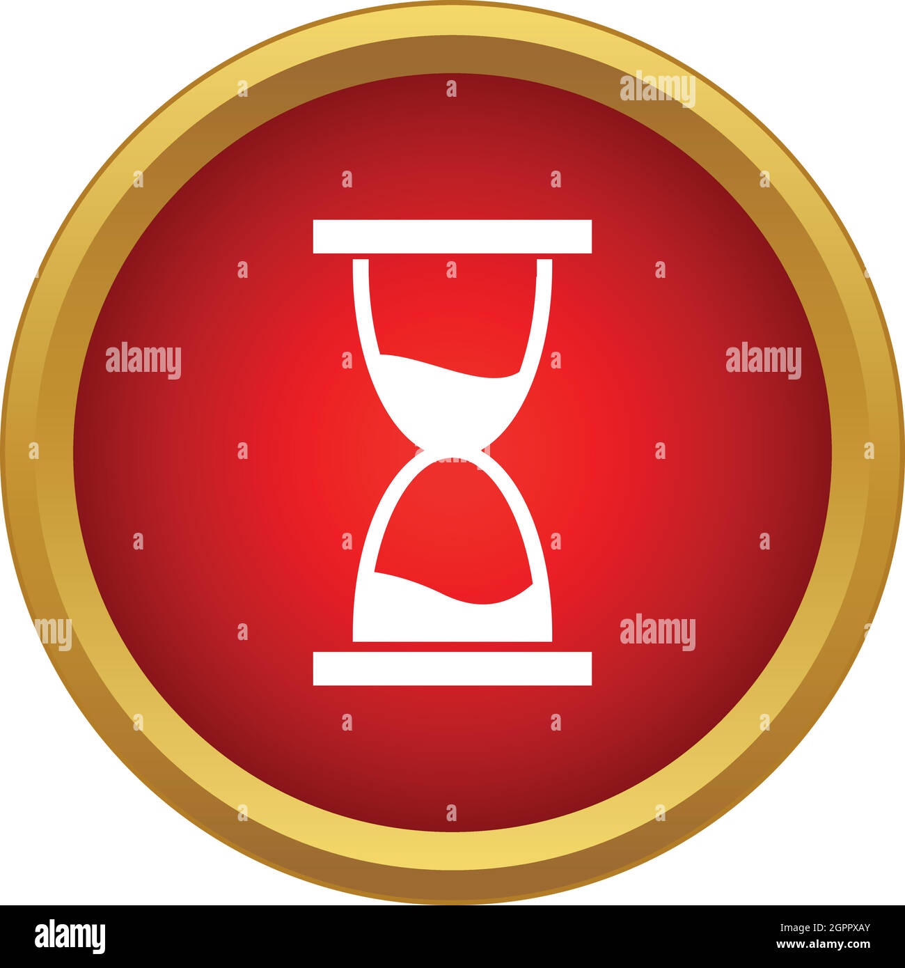 Hourglass icon in simple style Stock Vector Image & Art - Alamy