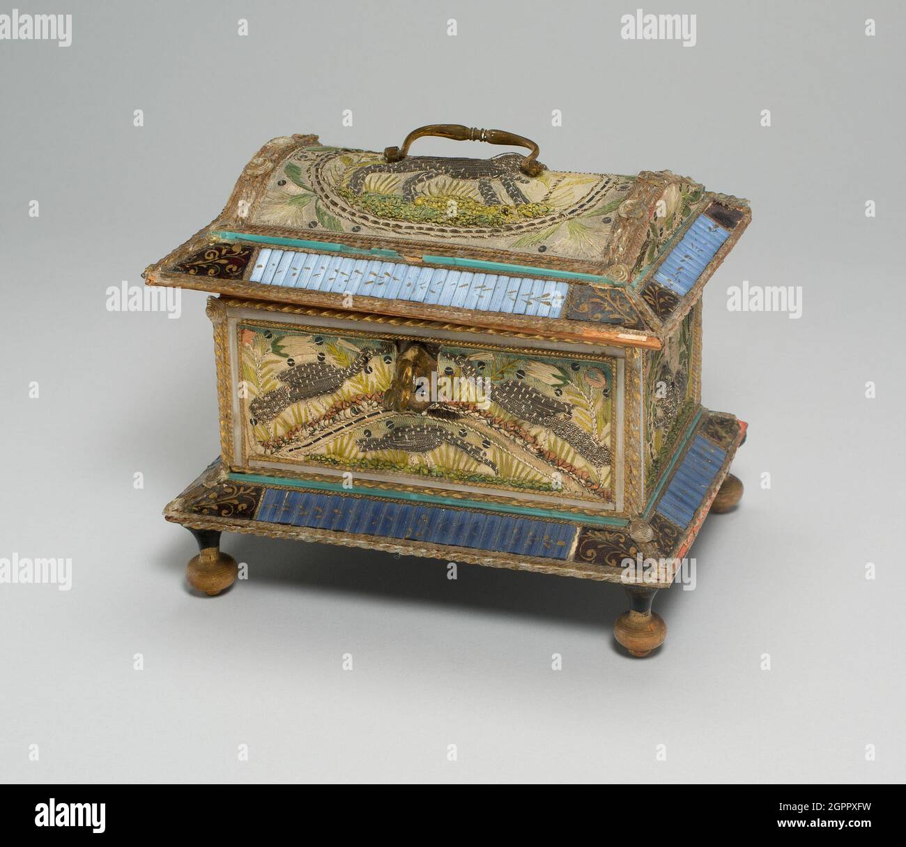 Casket, Nevers, Late 17th century Stock Photo - Alamy