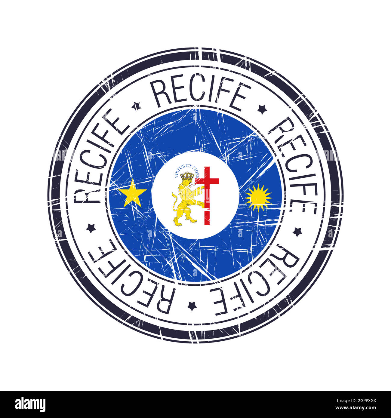 City of Recife, Brazil vector stamp Stock Vector Image & Art - Alamy