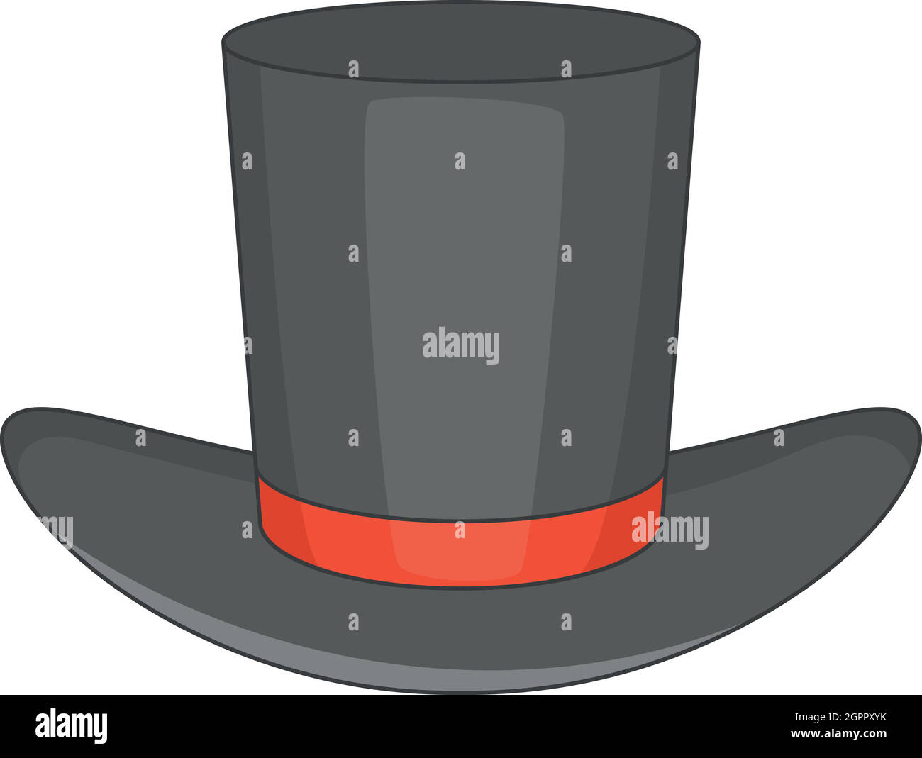 Gentleman hat icon, cartoon style Stock Vector Image & Art - Alamy