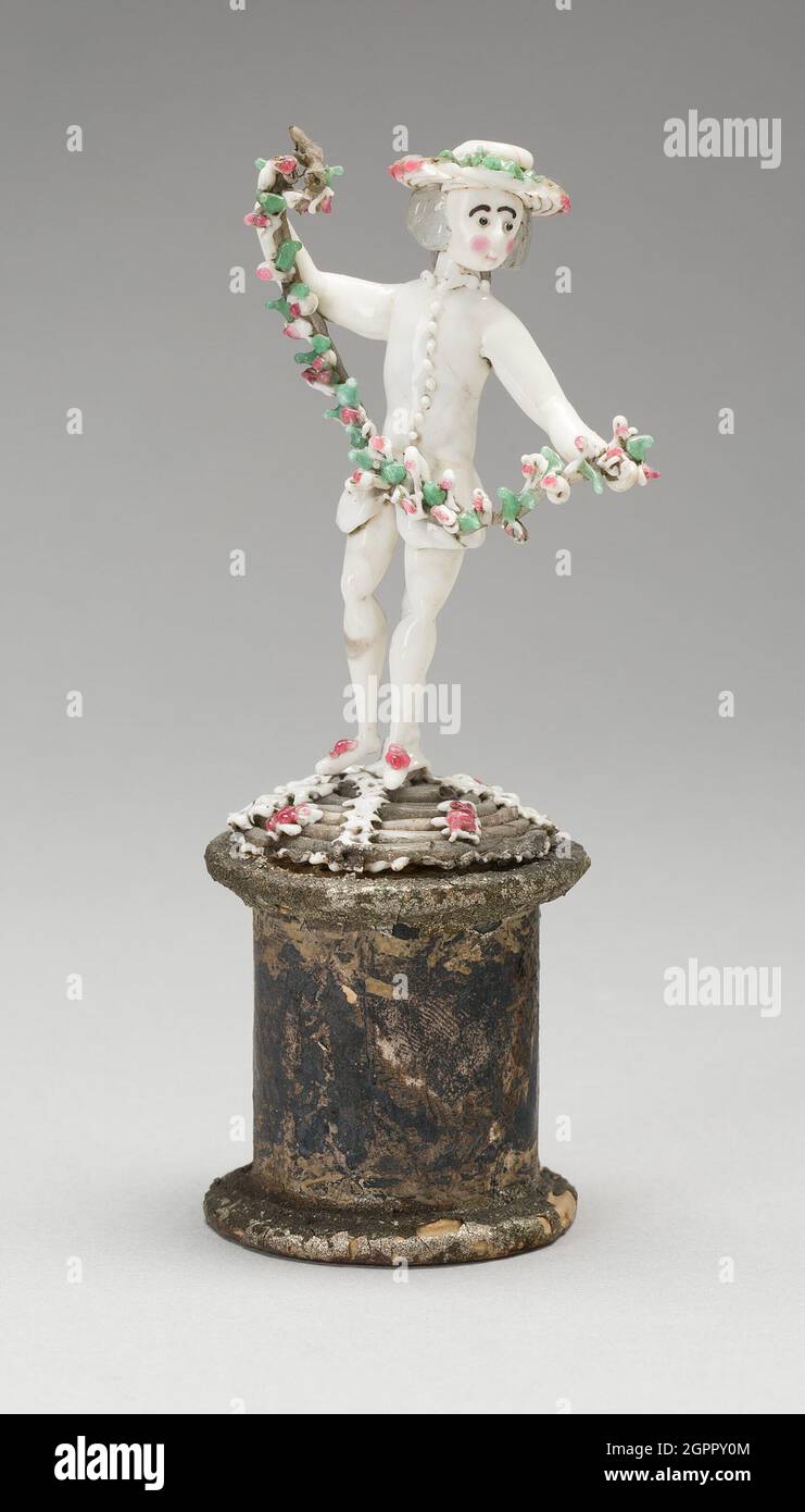 Man Holding a Garland, France, 1750/99 Stock Photo - Alamy