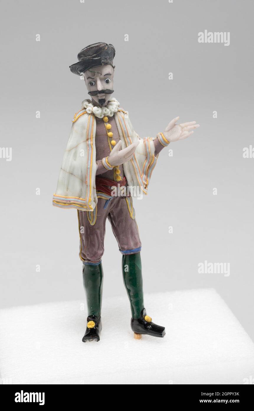 Actor with Moustache, France, Late 17th to early 18th century Stock ...