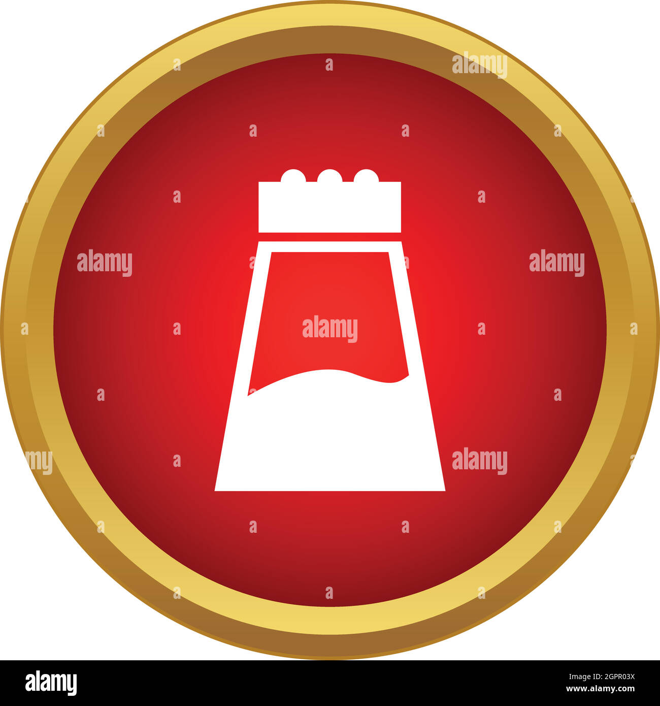 Glass salt shaker dispenser Stock Vector Images - Alamy