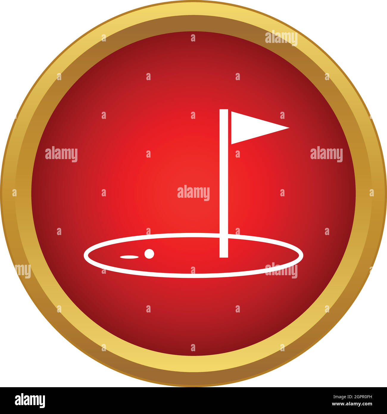 Golf game icon, simple style Stock Vector Image & Art - Alamy