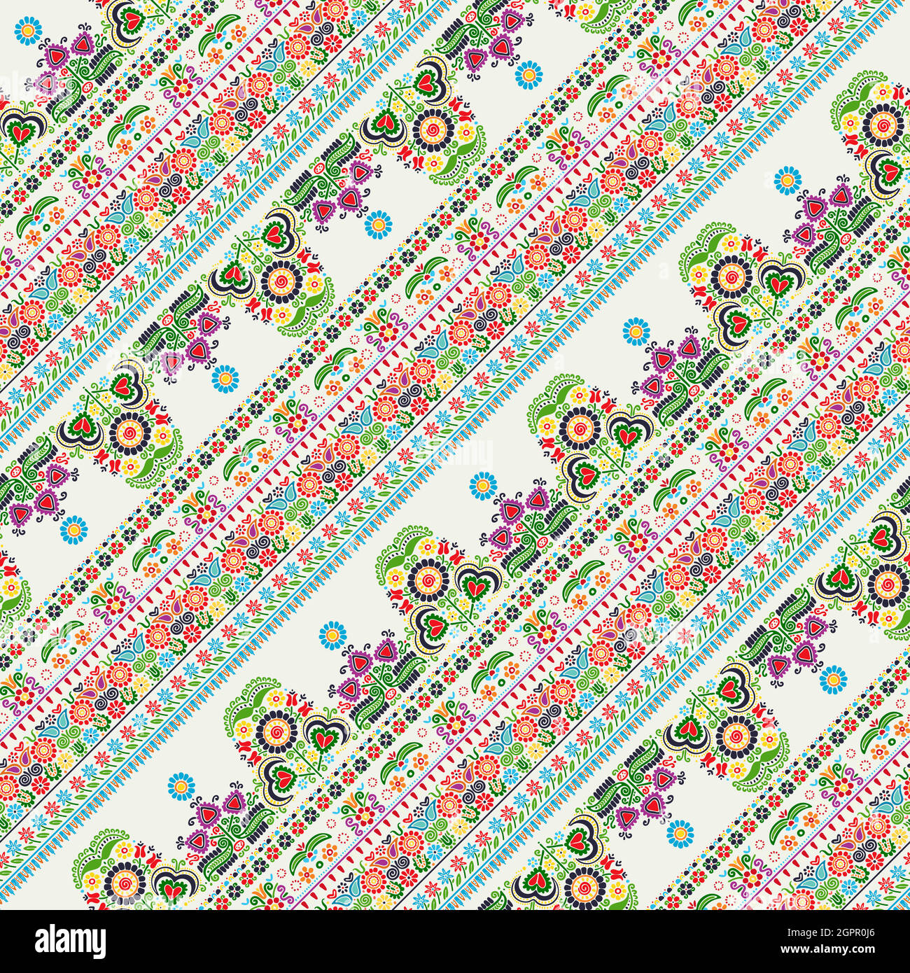 Hungarian seamless pattern 5 Stock Vector Image & Art - Alamy