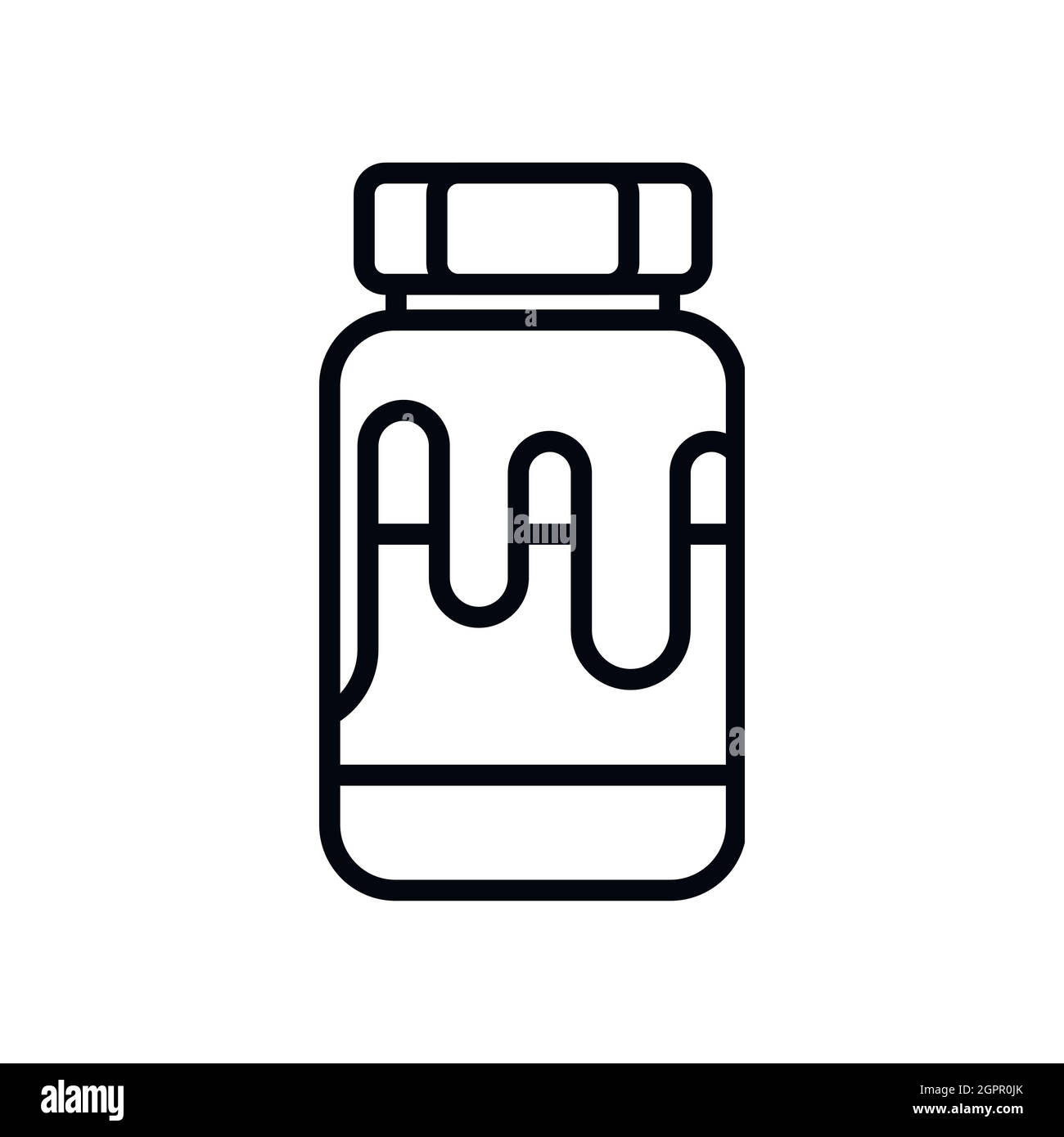 Black outline icon plastic hi-res stock photography and images - Alamy