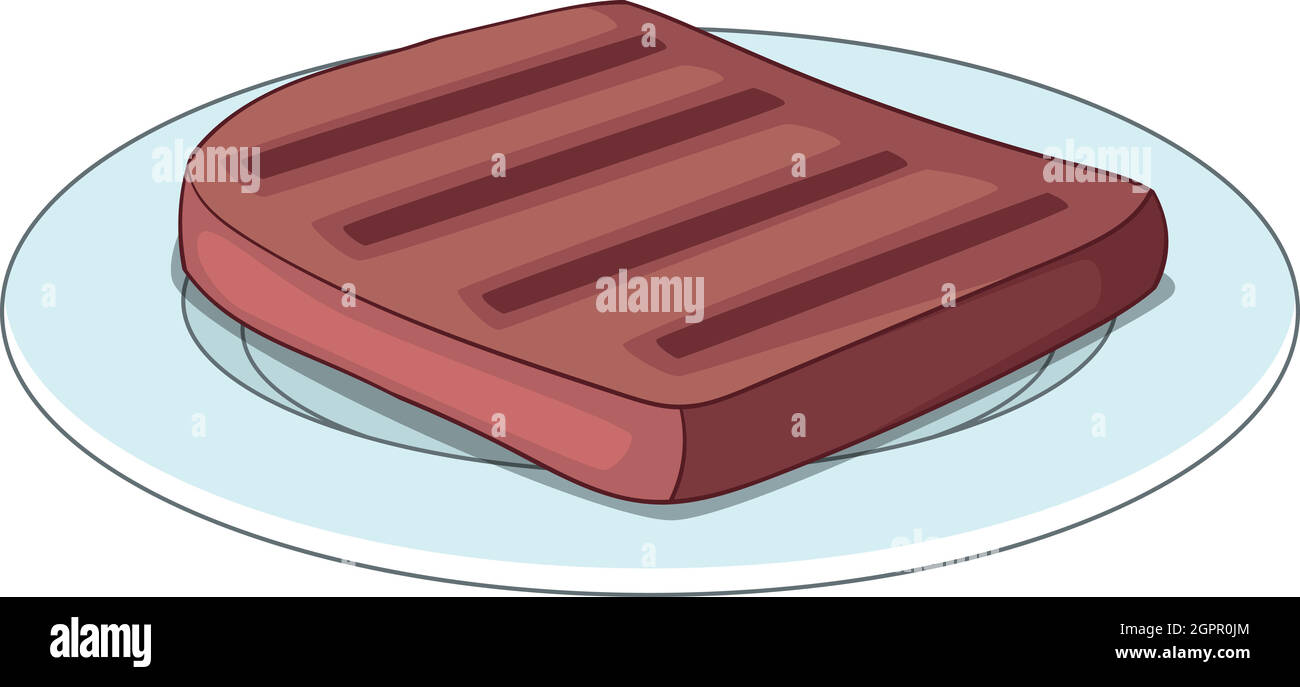 Meat gourmet plate on Stock Vector Images - Alamy