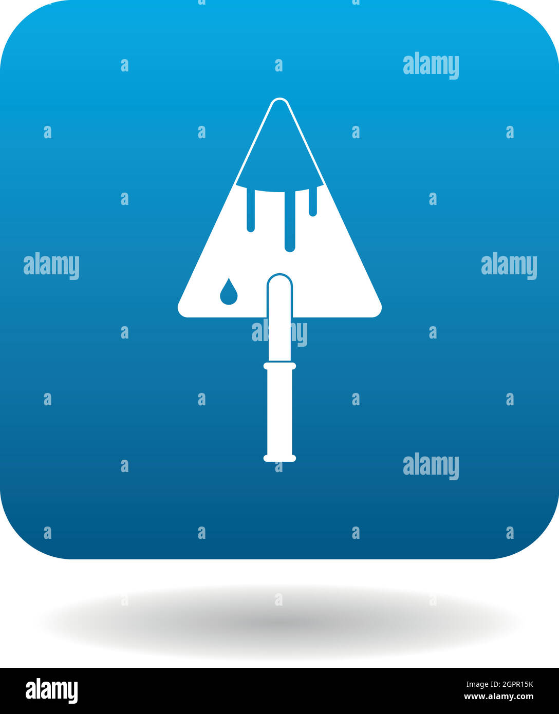 Construction trowel icon in simple style Stock Vector Image & Art - Alamy
