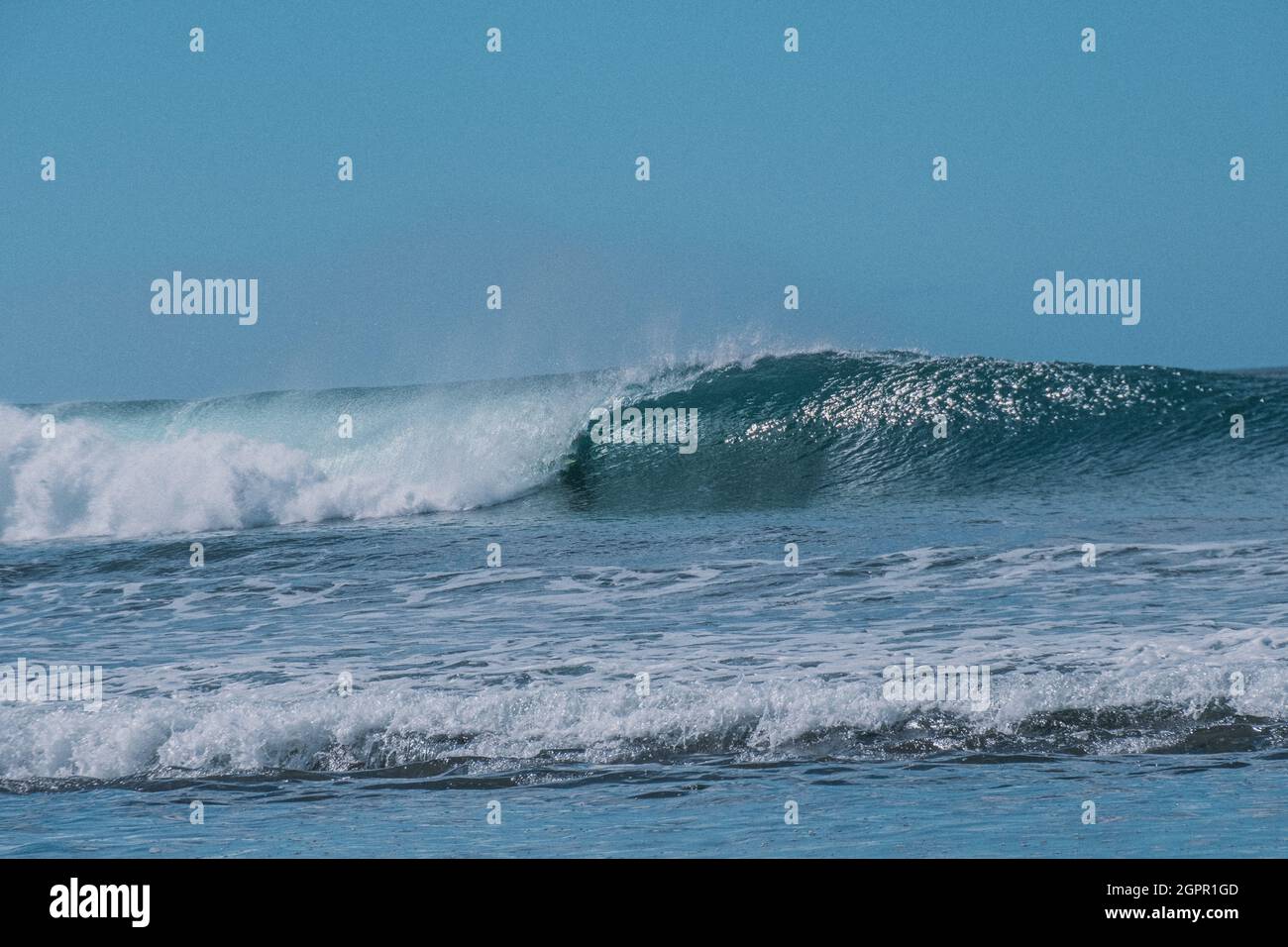 surf perfect spot barrel Stock Photo - Alamy