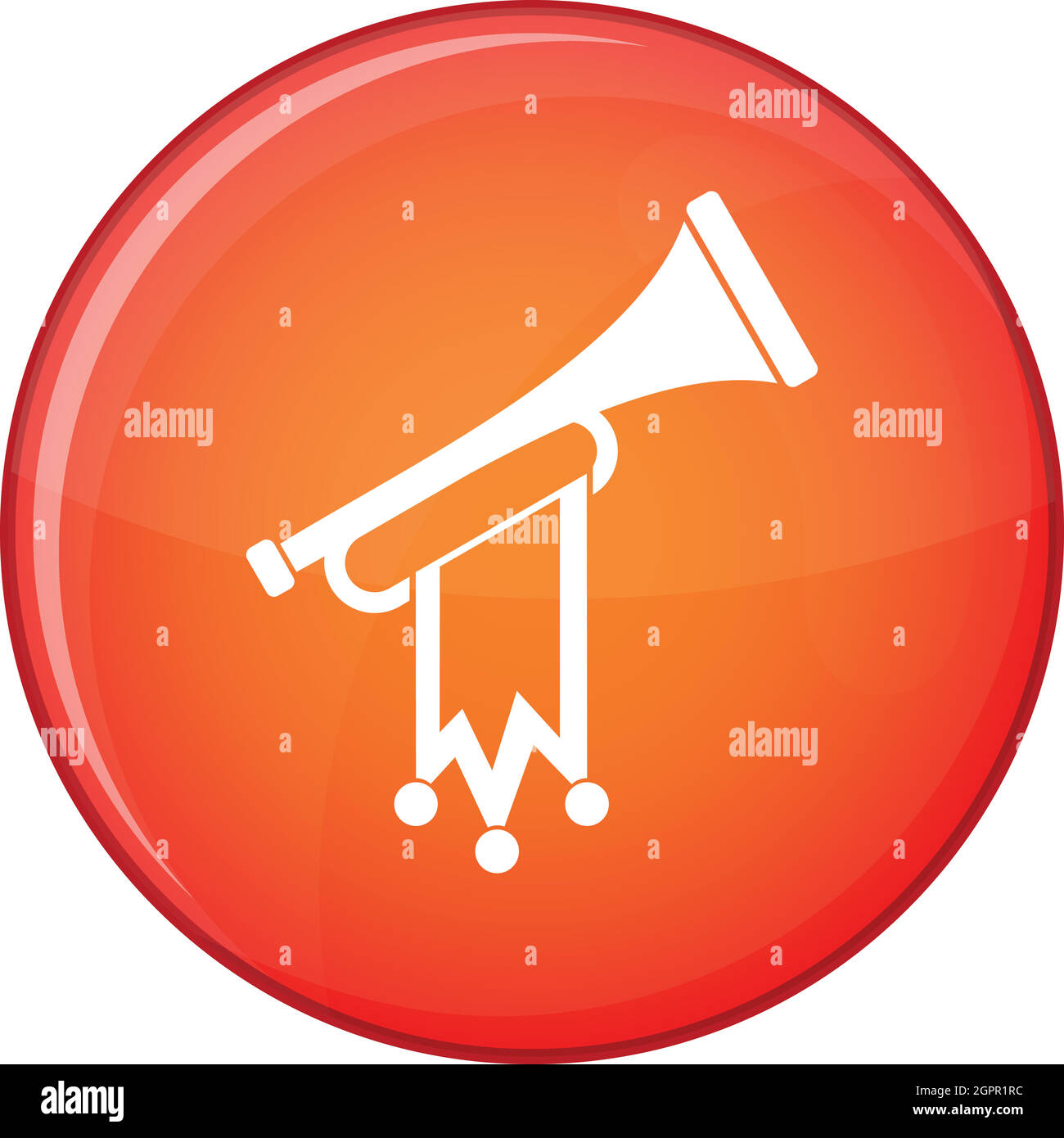 Trumpet banner hi-res stock photography and images - Alamy