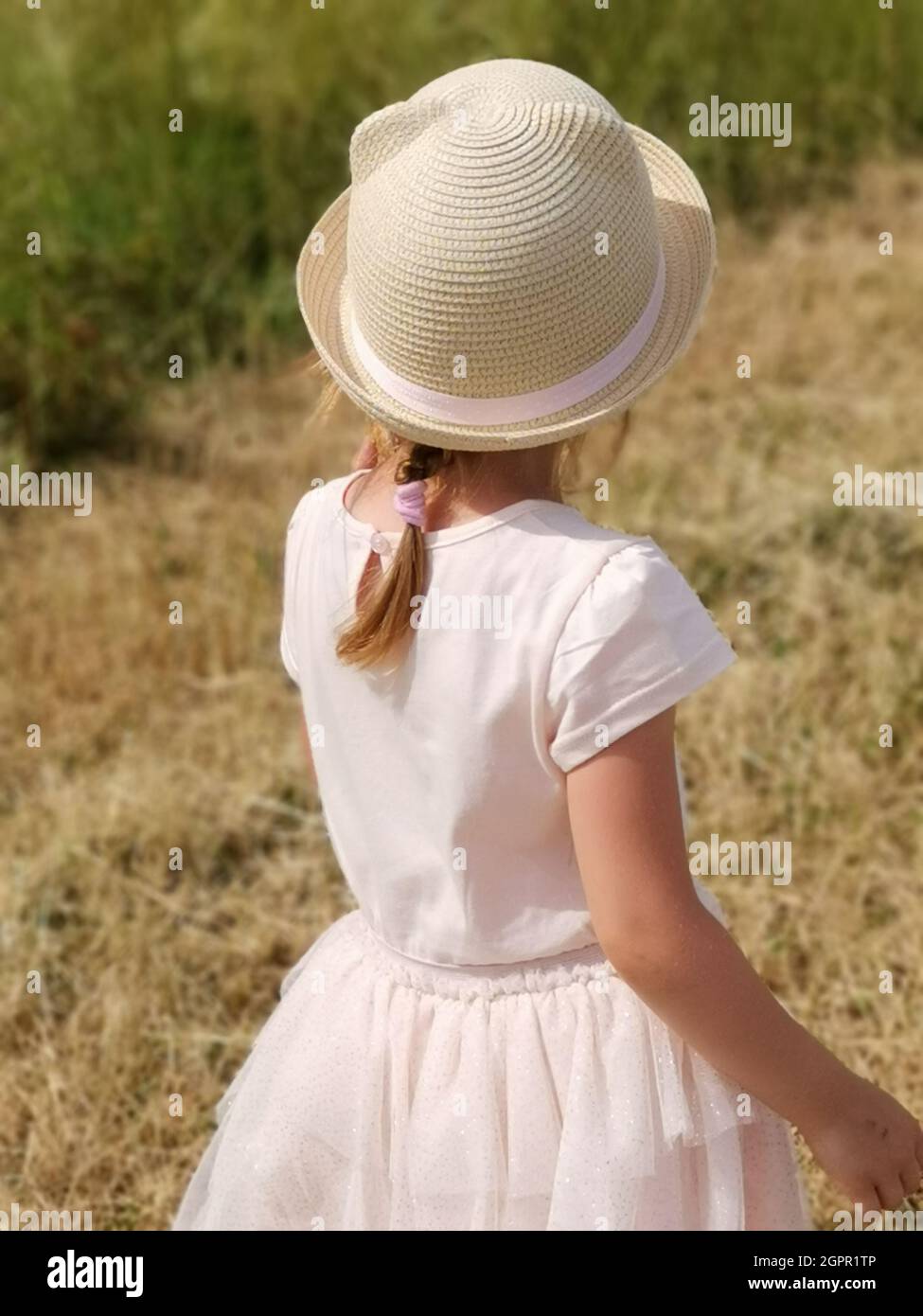 Back view of a baby girl Stock Photo - Alamy
