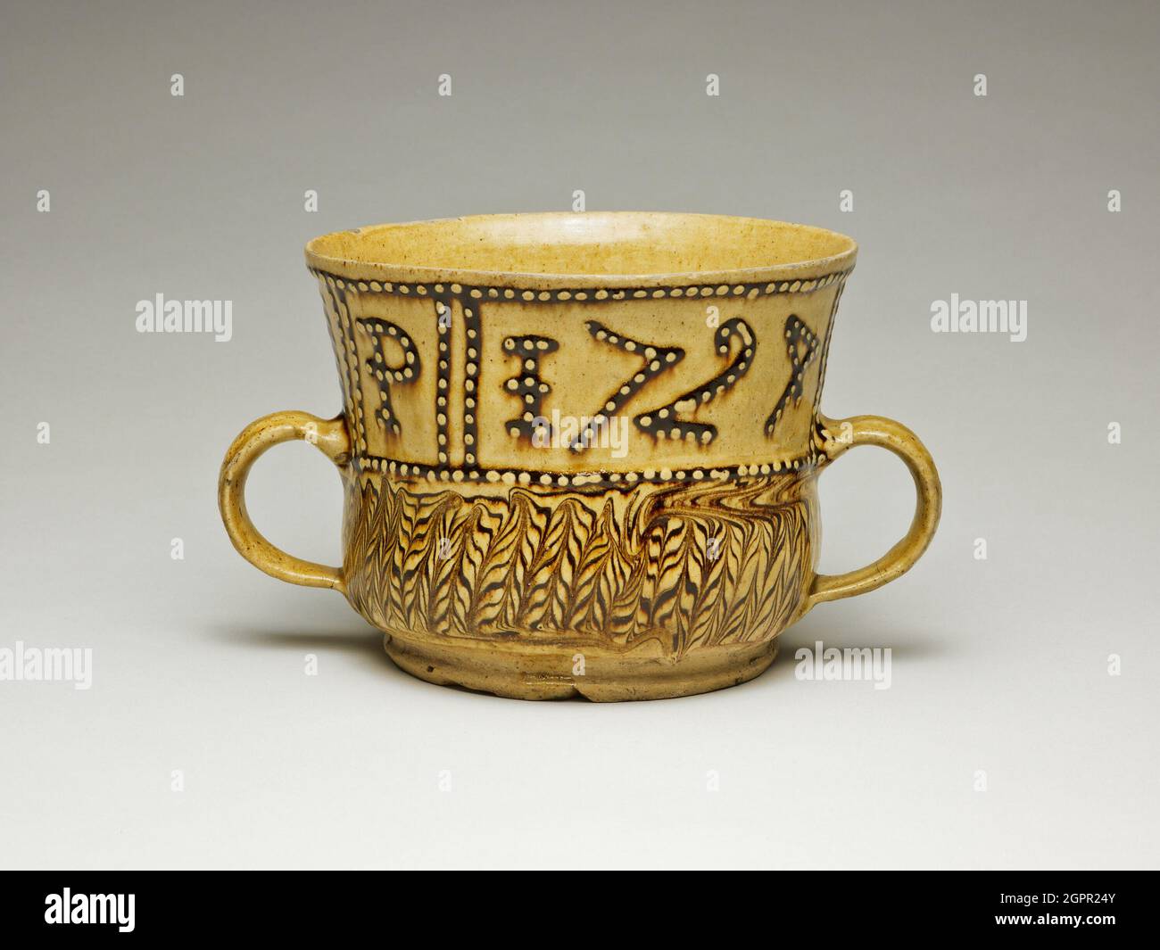 Cup, Staffordshire, 1724 Stock Photo - Alamy
