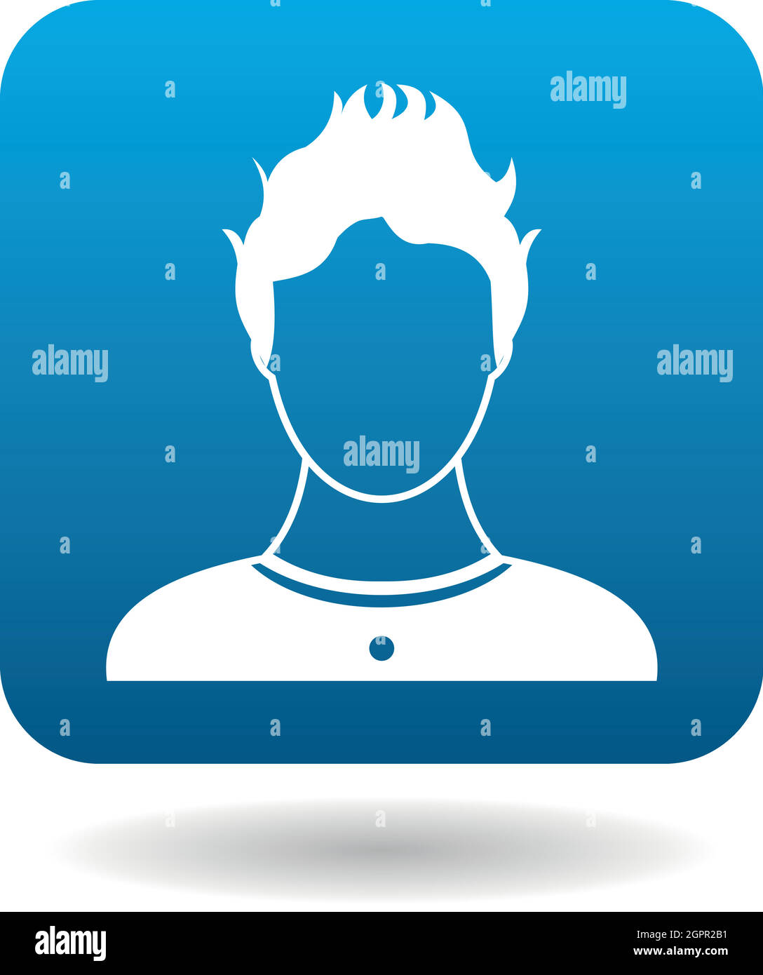 Avatar teen boy icon, simple style Stock Vector Image & Art - Alamy