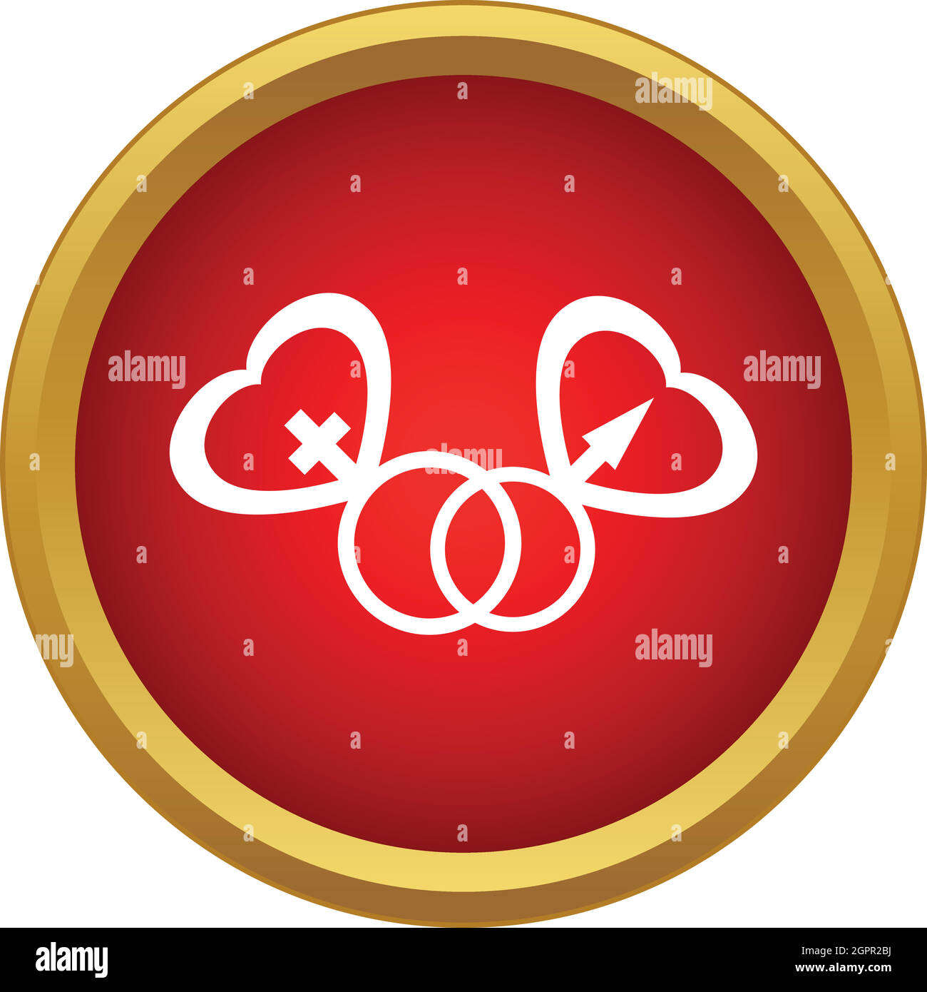 Loving couple icon, simple style Stock Vector Image & Art - Alamy