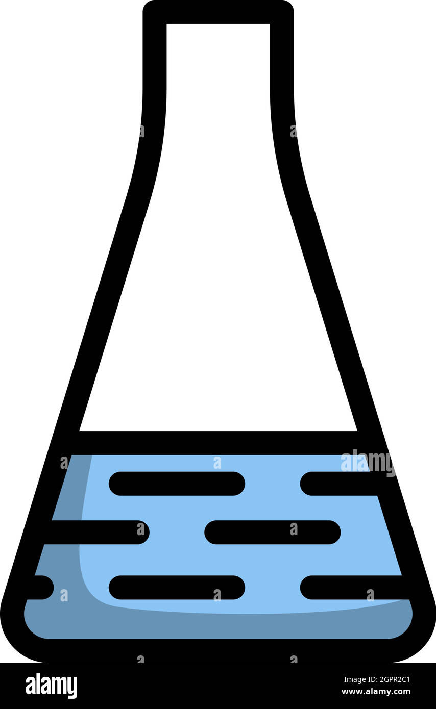 Conical flask Stock Vector Images - Alamy