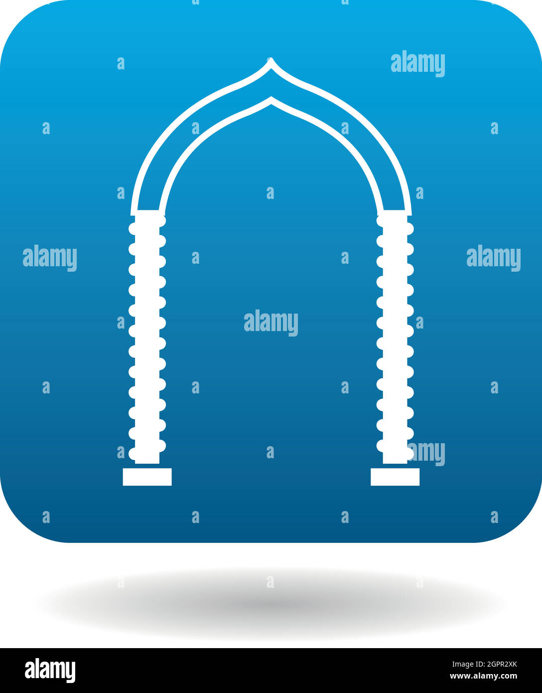 Ornamental arch icon, simple style Stock Vector Image & Art - Alamy