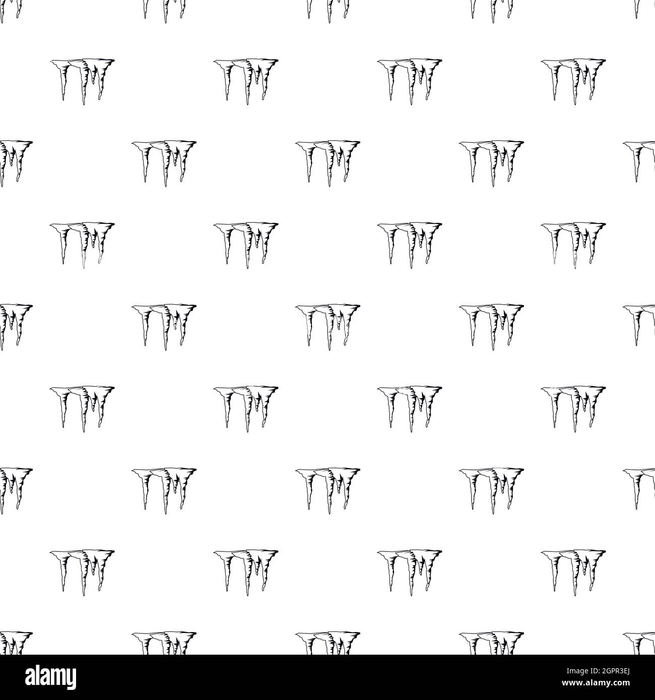 Texture winter ice icicles Stock Vector Images - Alamy