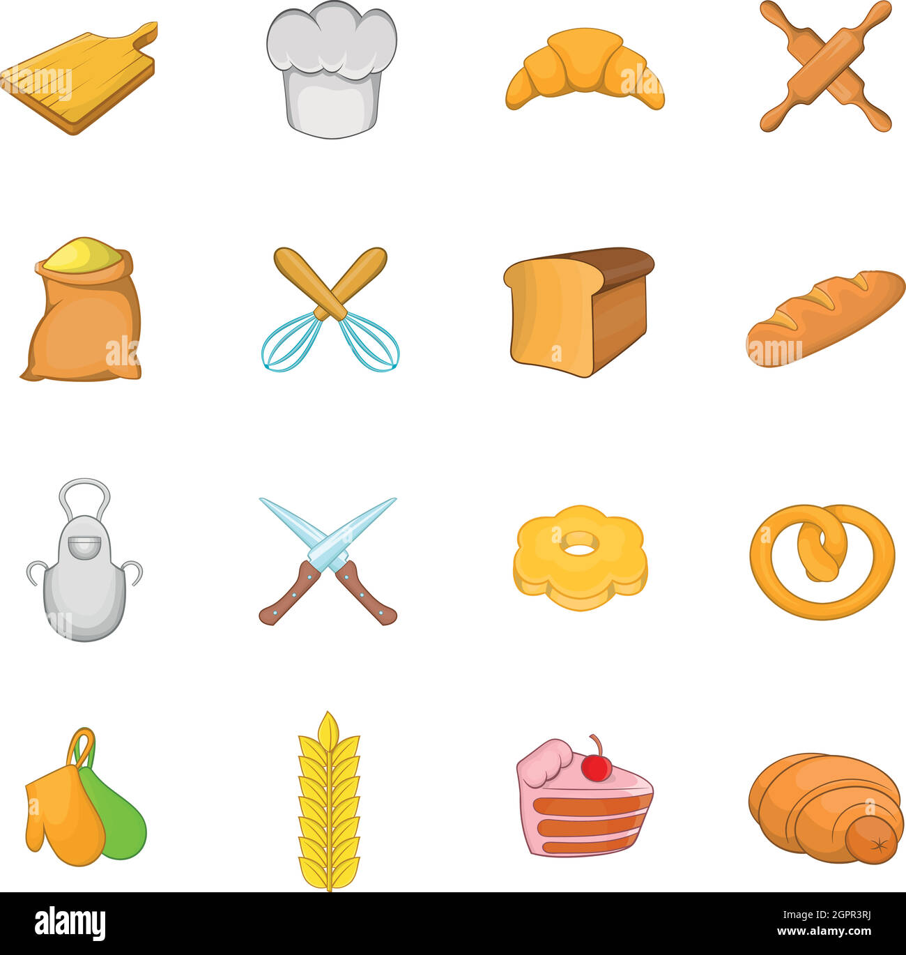 Set graphic donut pie Cut Out Stock Images & Pictures - Alamy