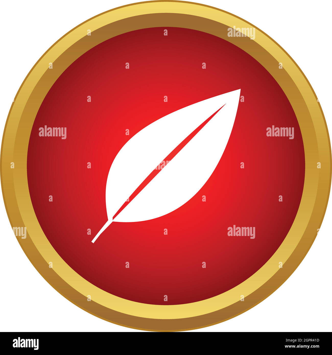 Simple abstract leaf shape hi-res stock photography and images - Alamy