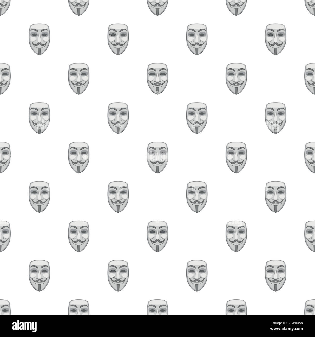 Anonymous mask white hi-res stock photography and images - Alamy