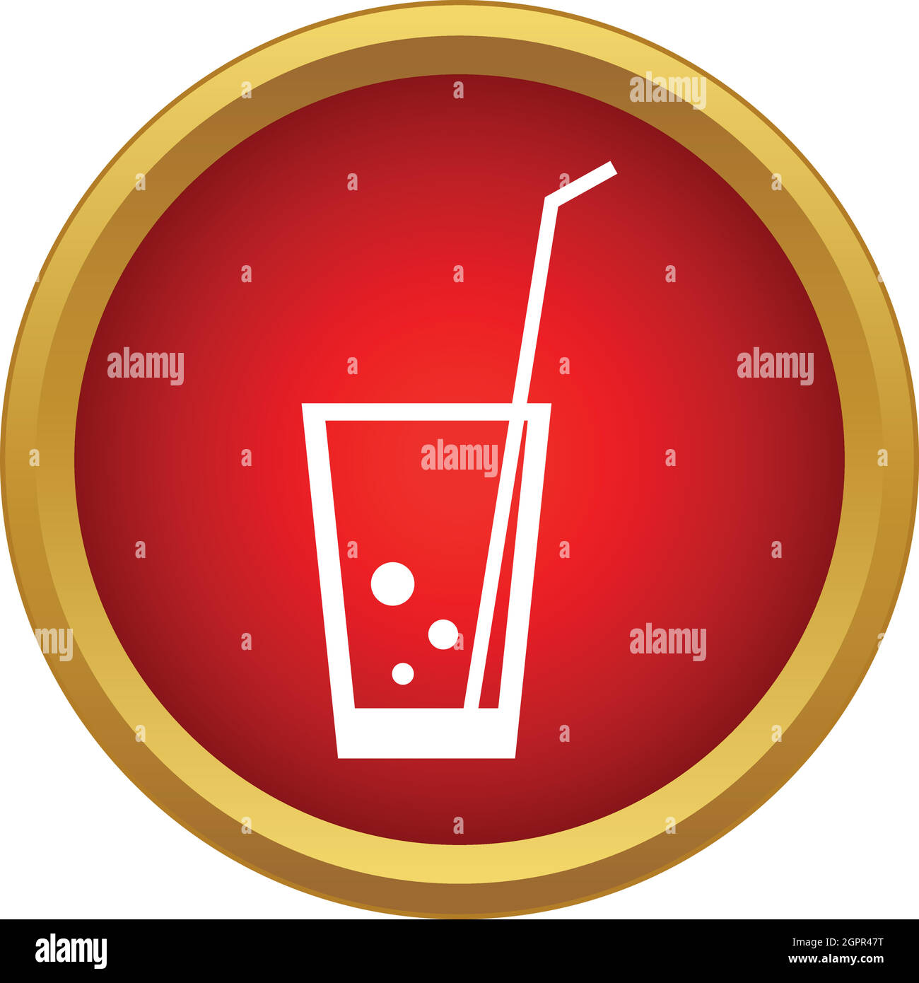 Cocktail icon in simple style Stock Vector Image & Art - Alamy