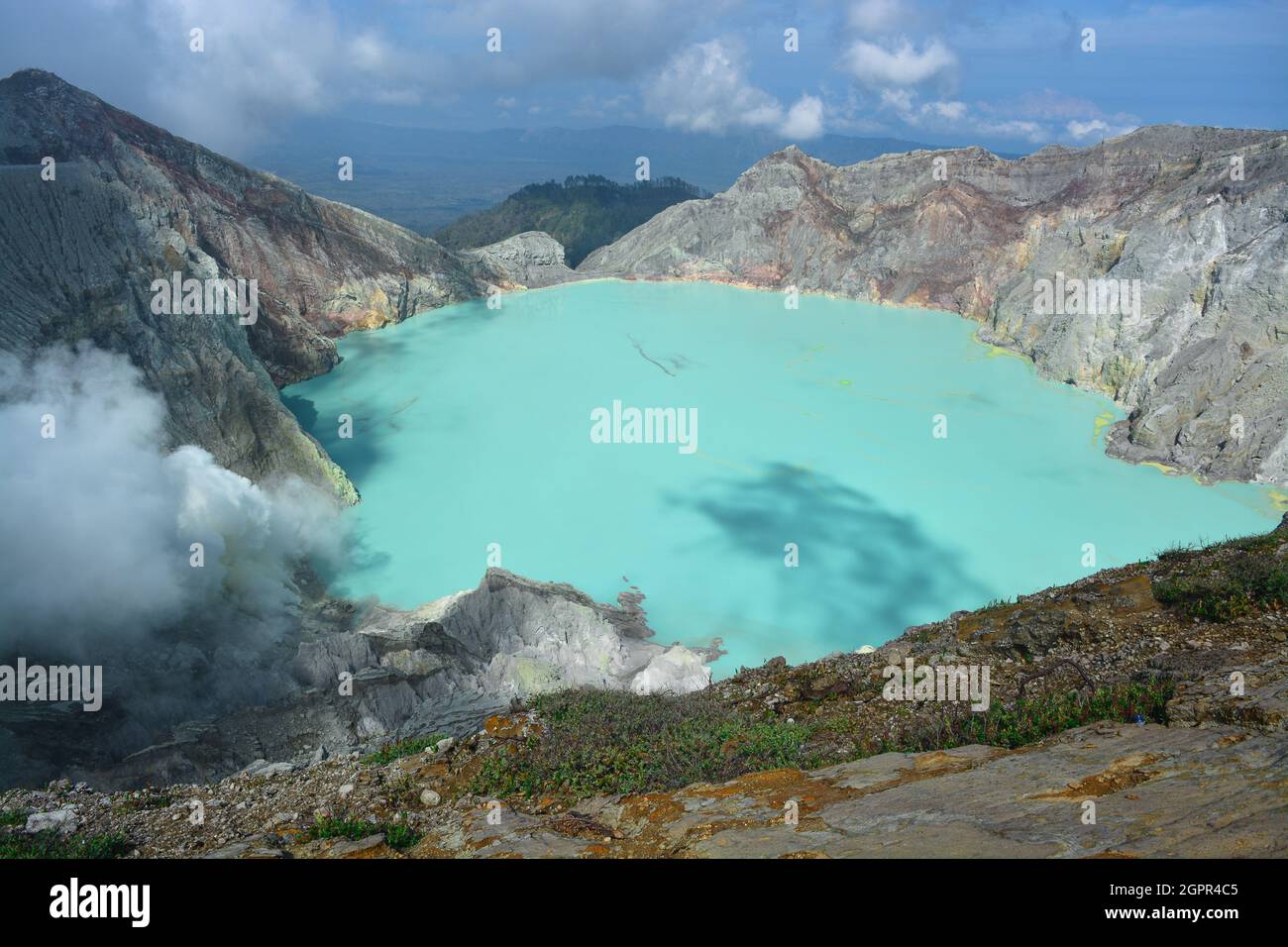 Ijen crater aerial hi-res stock photography and images - Alamy