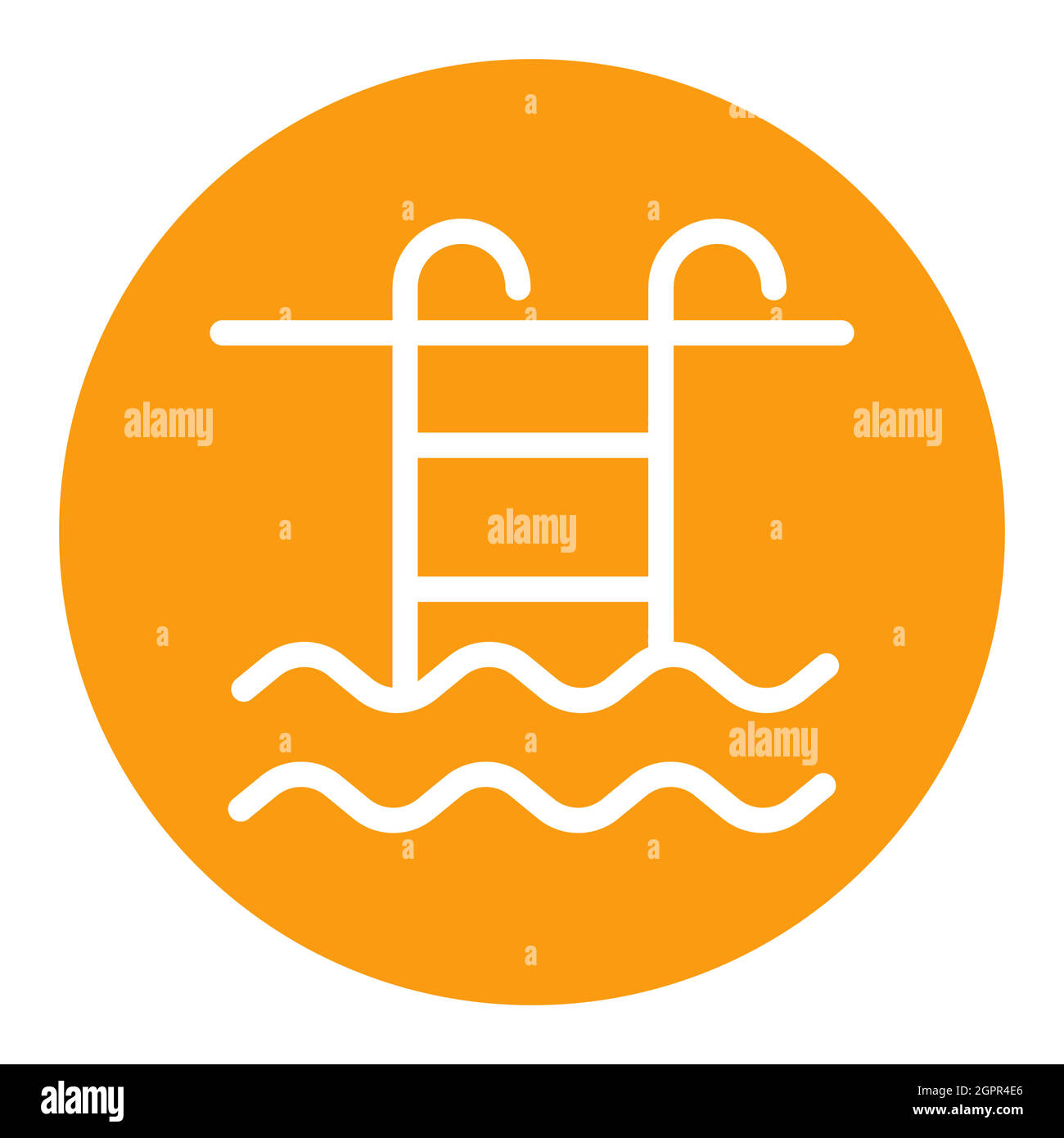 Ladder glyph icon vector Stock Vector Images - Alamy