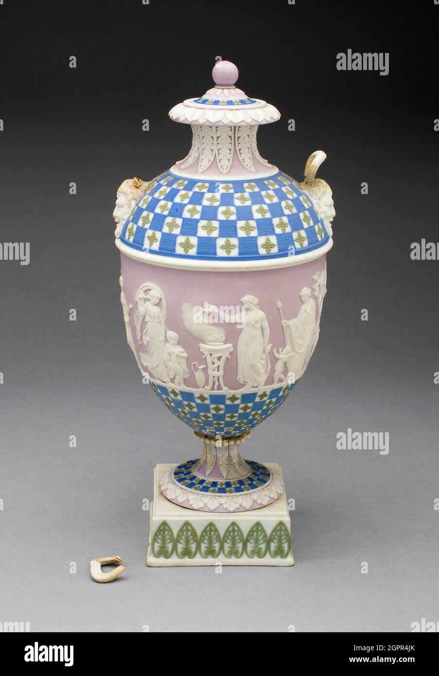 Vase with Sacrifice to Ceres, Burslem, c. 1800 Stock Photo - Alamy