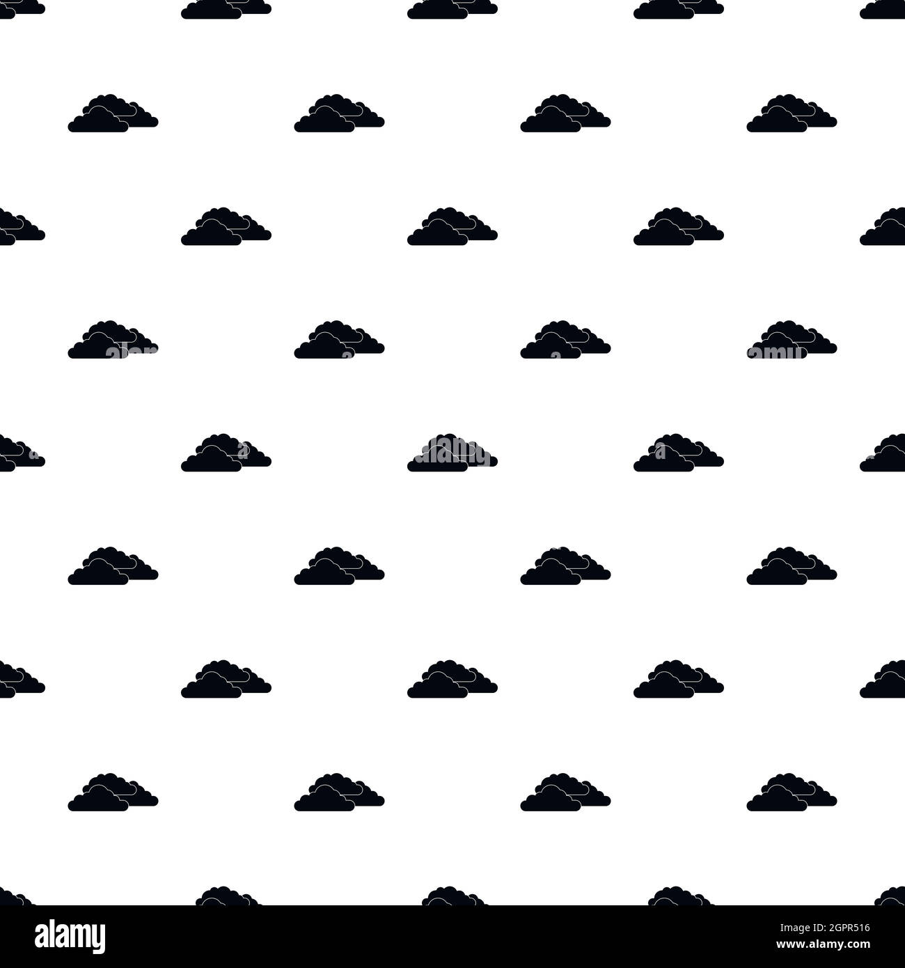 Clouds pattern, simple style Stock Vector Image & Art - Alamy