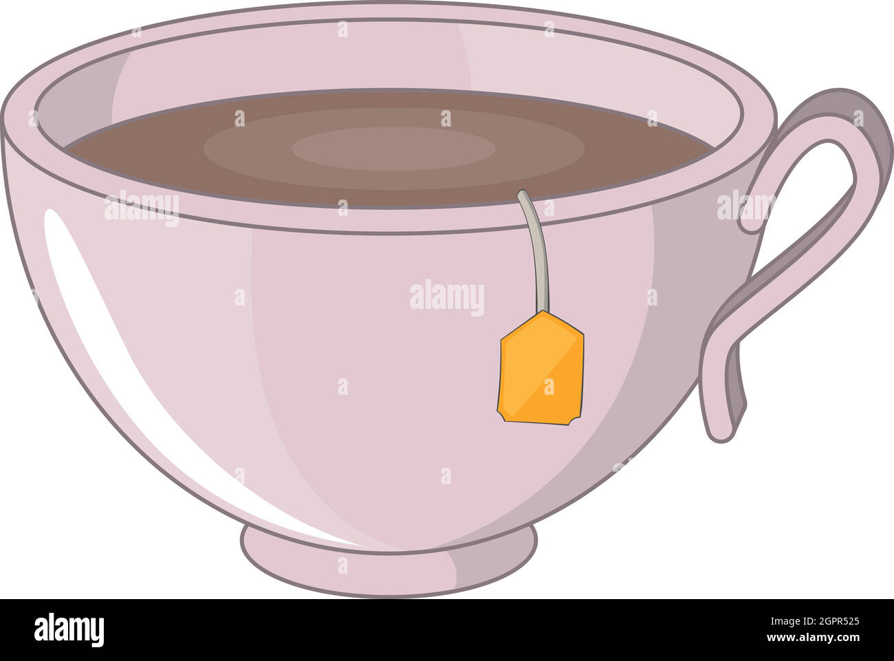 Cartoon tea cup hi-res stock photography and images - Alamy