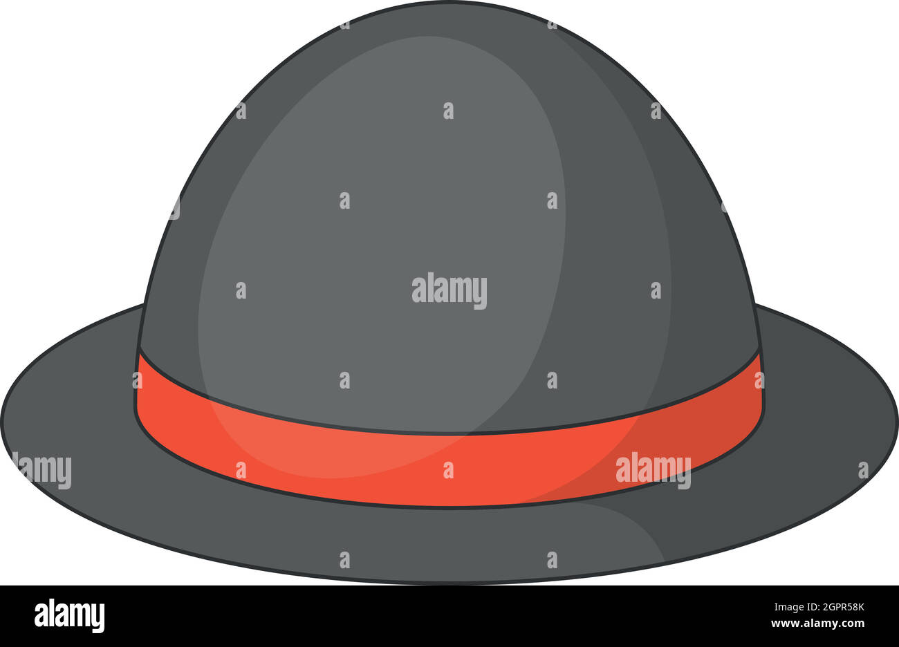 Bowler hat icon, cartoon style Stock Vector Image & Art - Alamy