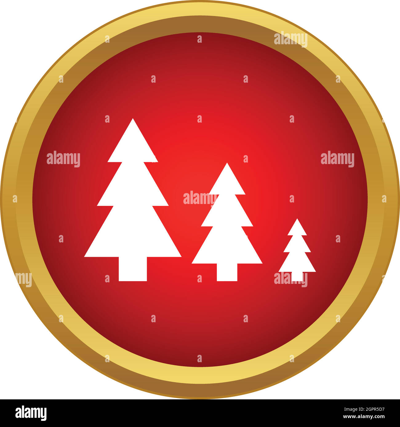 Spruce grove icon, simple style Stock Vector Image & Art - Alamy