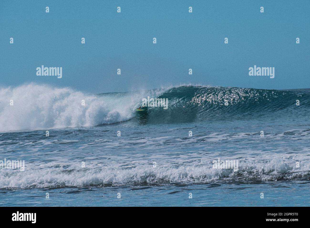 surf perfect spot barrel Stock Photo - Alamy