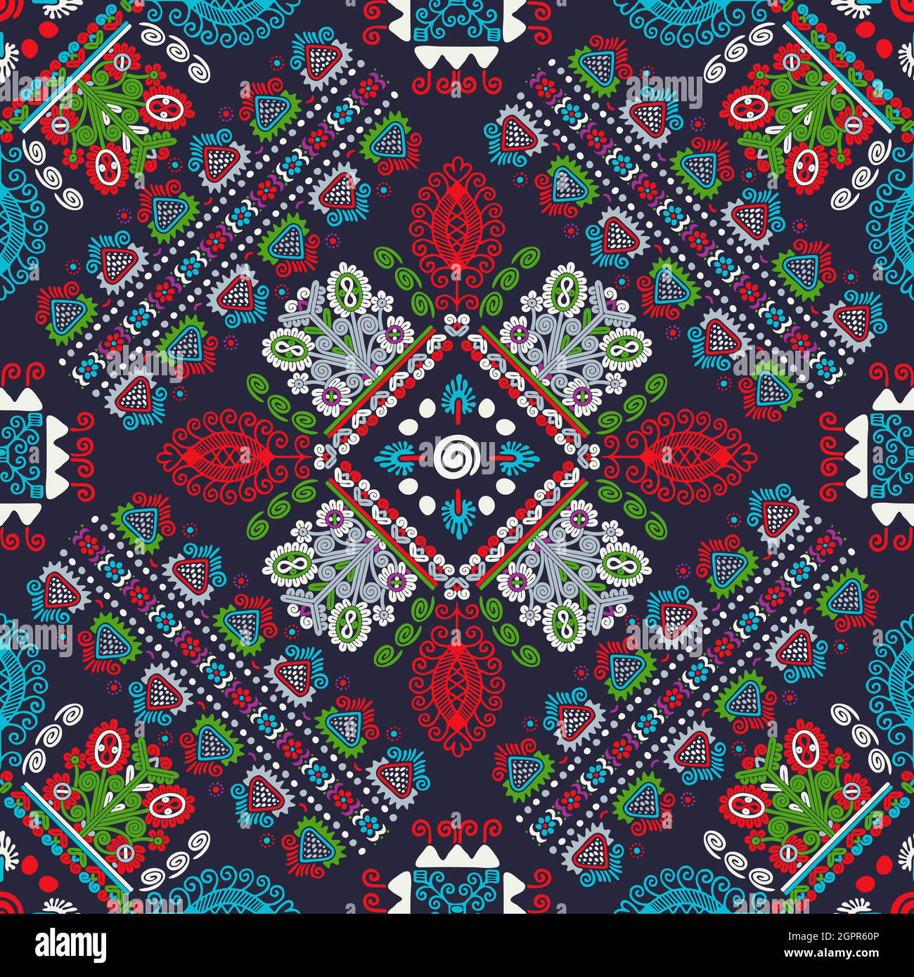 Hungarian embroidery pattern 72 Stock Vector Image & Art - Alamy