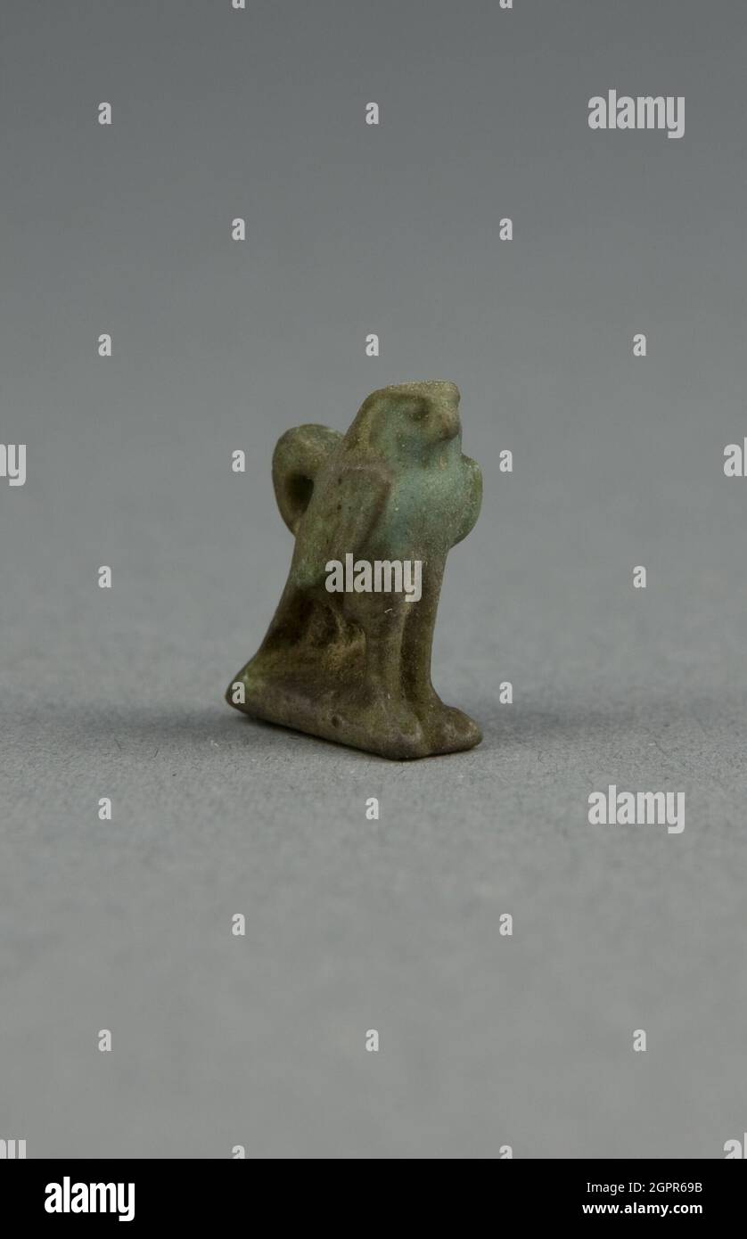 Amulet of a Hawk, Egypt, Third Intermediate Period, Dynasty 21-25 (1070 ...